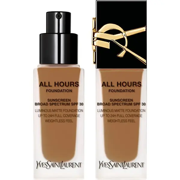 Saint Laurent All Hours Luminous Matte Foundation 24h Wear Spf 30 With Hyaluronic Acid - Dn3