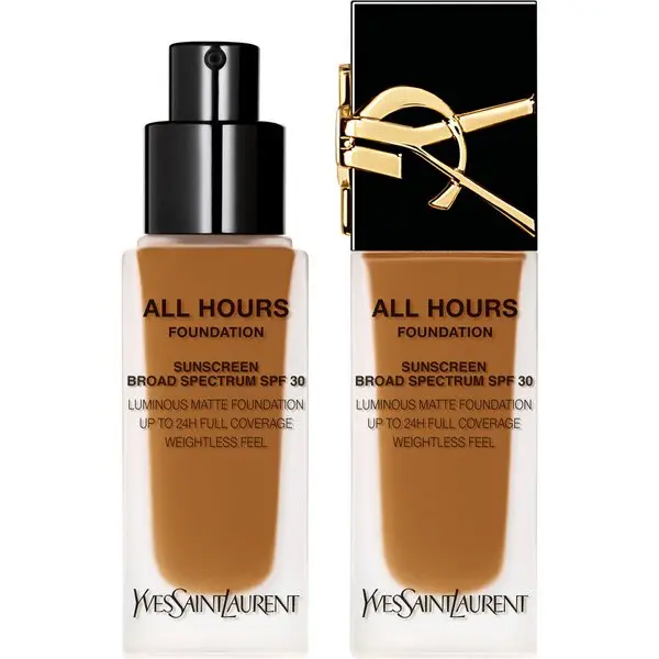 Saint Laurent All Hours Luminous Matte Foundation 24h Wear Spf 30 With Hyaluronic Acid - Dw4