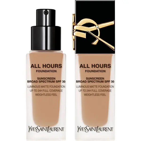Saint Laurent All Hours Luminous Matte Foundation 24h Wear Spf 30 With Hyaluronic Acid - Mc2