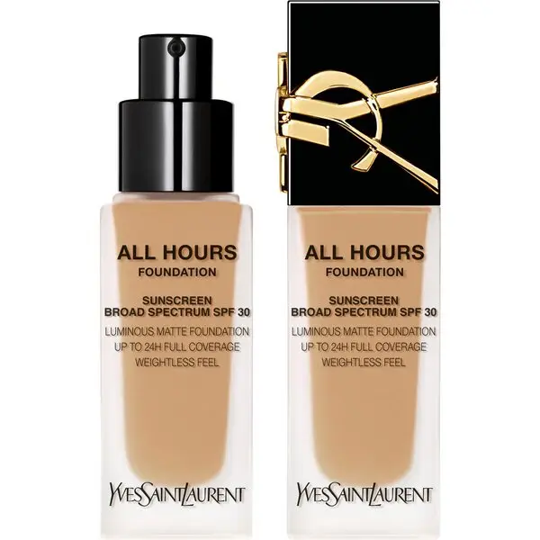 Saint Laurent All Hours Luminous Matte Foundation 24h Wear Spf 30 With Hyaluronic Acid - Mw7