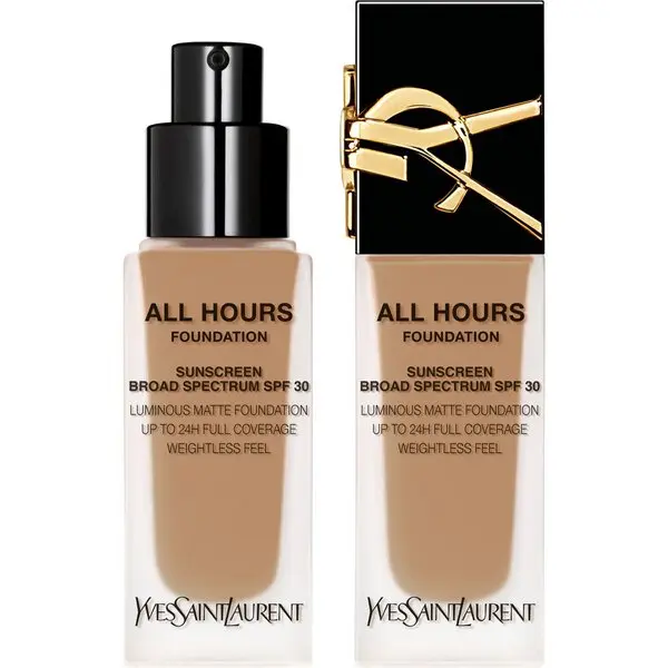 Saint Laurent All Hours Luminous Matte Foundation 24h Wear Spf 30 With Hyaluronic Acid - Mw9