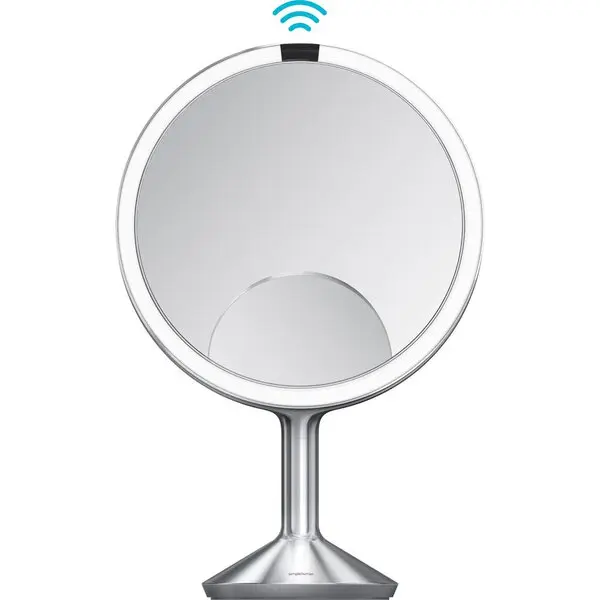 SIMPLEHUMAN Trio Max Sensor Mirror - Brushed Stainless Steel