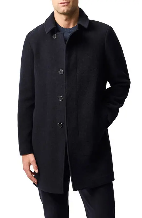 Rodd & Gunn Murchison Wool-blend Overcoat - Midnight