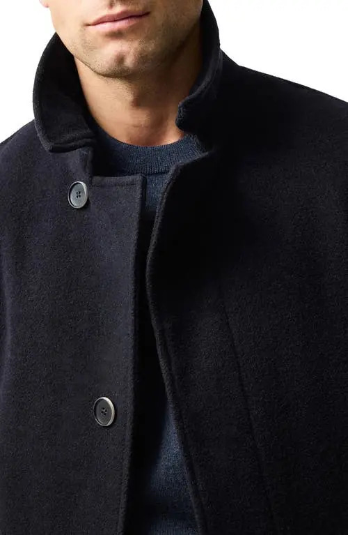 Rodd & Gunn Murchison Wool-blend Overcoat - Midnight