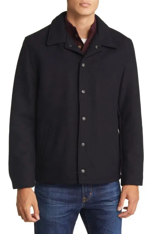 SCHOTT Wool Blend Coach's Jacket