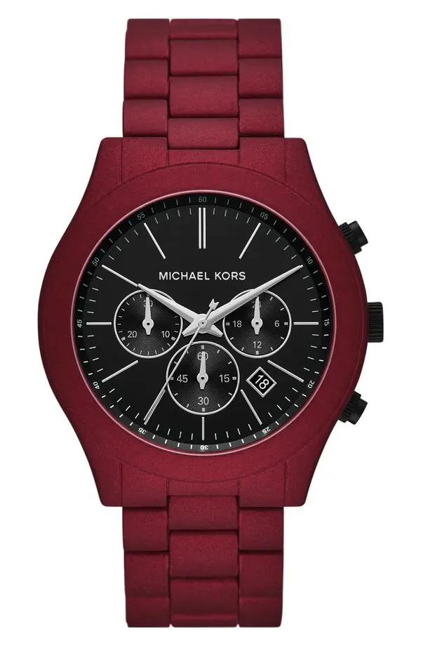 Michael Kors Slim Runway Chronograph Bracelet Watch
