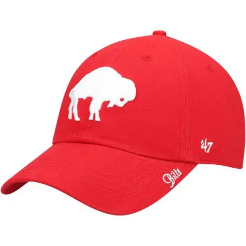 '47 47 Buffalo Bills Miata Clean Up Legacy Adjustable Cap - Red