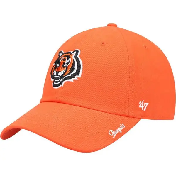 '47 Cincinnati Bengals Miata Clean Up Secondary Logo Adjustable Hat