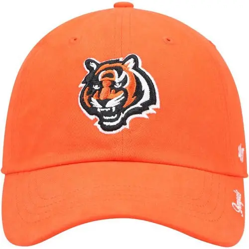 '47 47 Cincinnati Bengals Miata Clean Up Secondary Logo Adjustable Cap - Orange