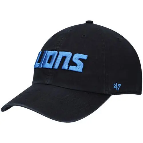 '47 Detroit Lions Clean Up Script Adjustable Hat