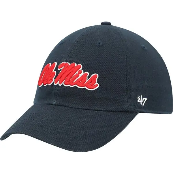 '47 Ole Miss Rebels Embroidered Cotton Cap