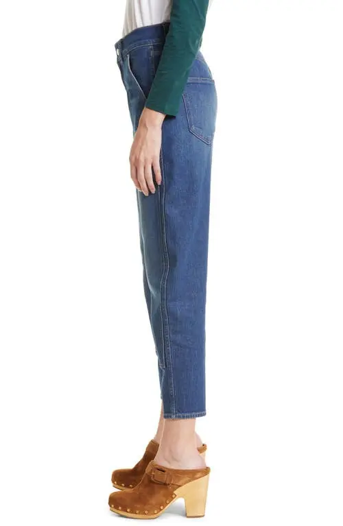Veronica Beard High-waist Ankle Barrel Jeans