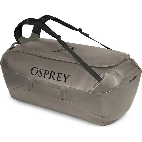 OSPREY Transporter® 120l Water Resistant Duffle Backpack - Tan Concrete