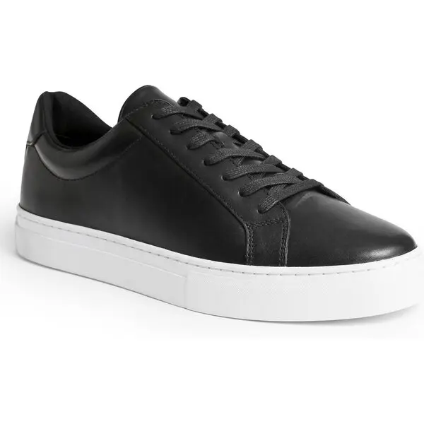 VAGABOND SHOEMAKERS Leather Low Top Sneakers - Black