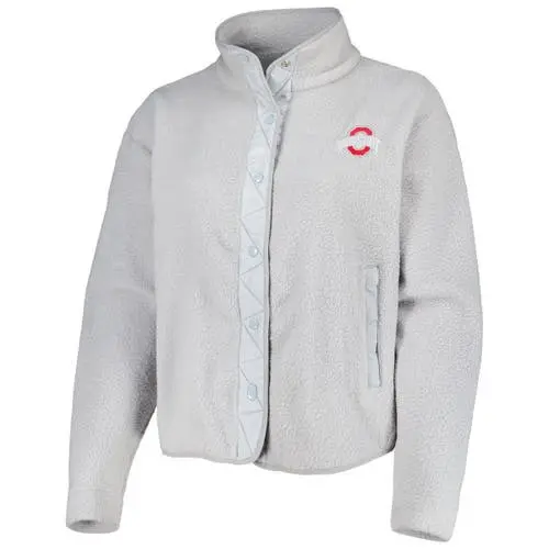 Profile Ohio State Buckeyes Wheelhouse Sherpa Full-snap Jacket