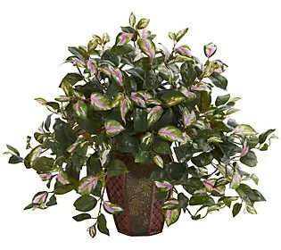 NEARLY NATURAL 20' Hoya Plant In Decorative Planter Nearly Atural - One-color