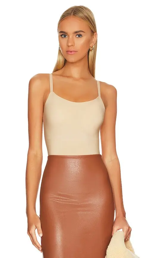 Commando Zone Smoothing Bodysuit - Beige