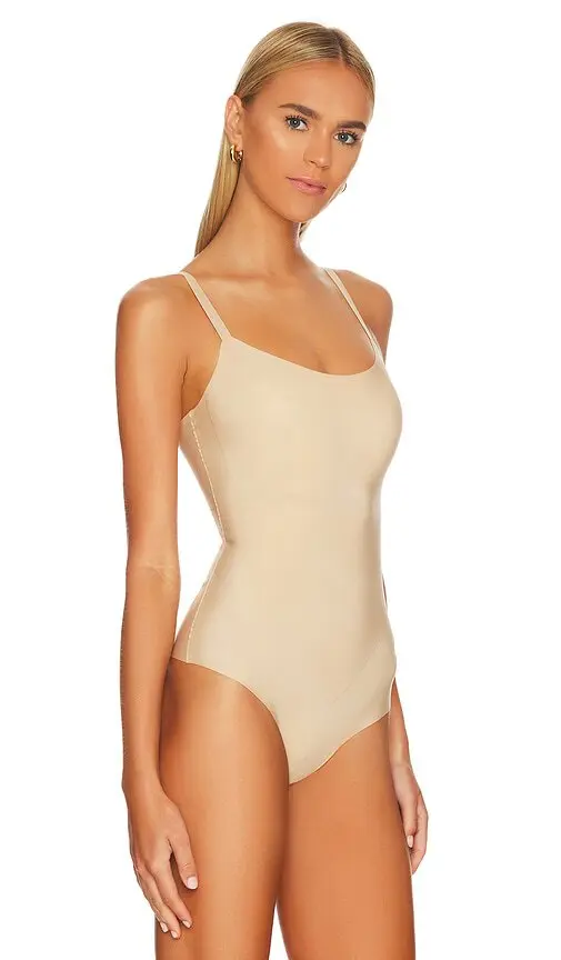 Commando Zone Smoothing Bodysuit - Beige