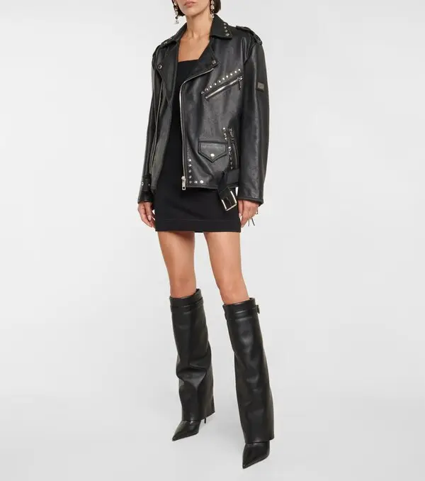 Dolce & Gabbana Dg Leather Knee-high Boots