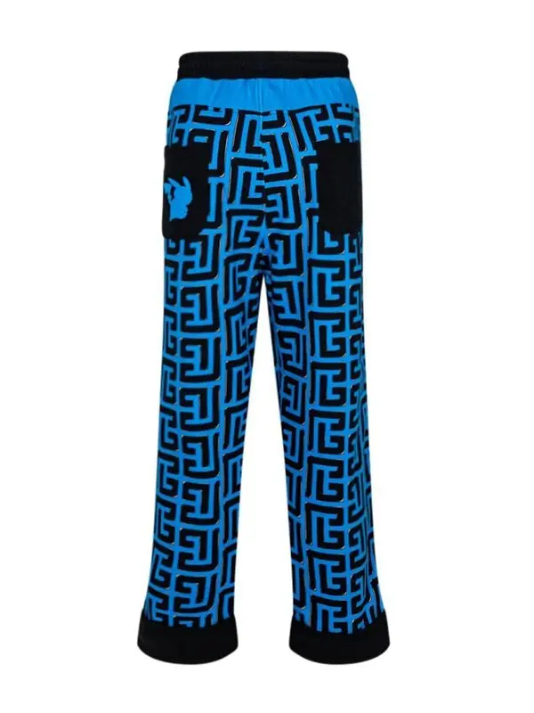 Balmain X Pokemon Monogram-print Cotton Track Pants