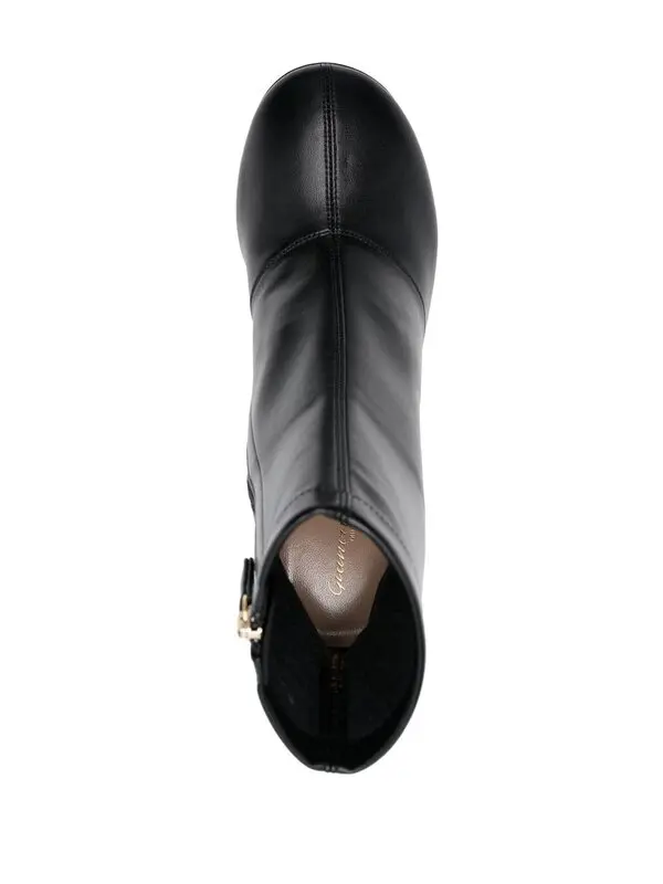 GIANVITO ROSSI Larue 95mm Leather Ankle Boots