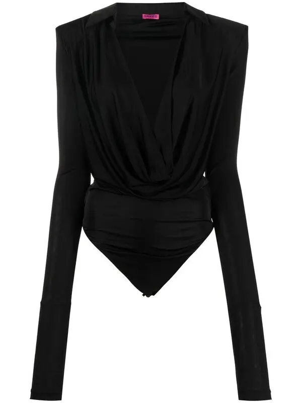 Gauge81 Bauska Draped Bodysuit
