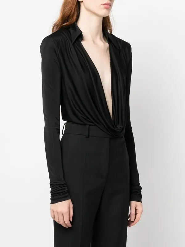 Gauge81 Bauska Draped Bodysuit