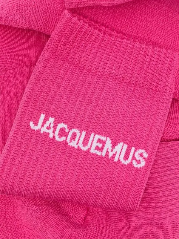 Jacquemus Les Chaussettes Logo-intarsia Socks