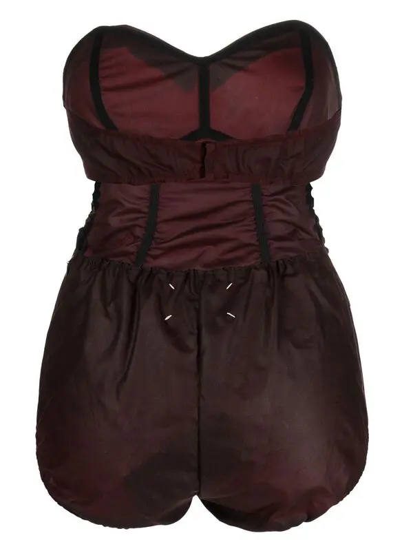 MAISON MARGIELA Waxec Cotton Corset Bodysuit