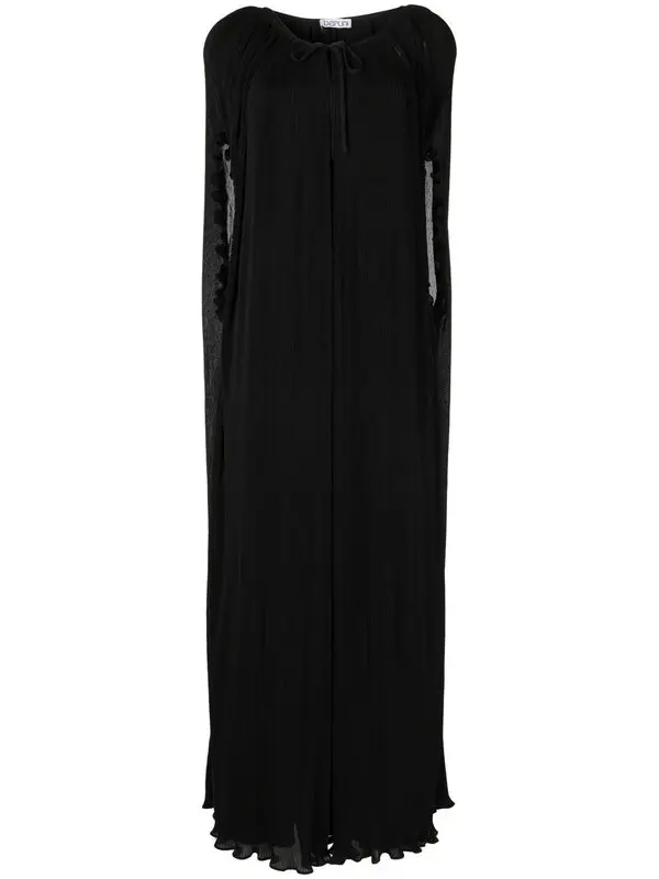 BARUNI Sleeveless Dress And Cape Set - Black