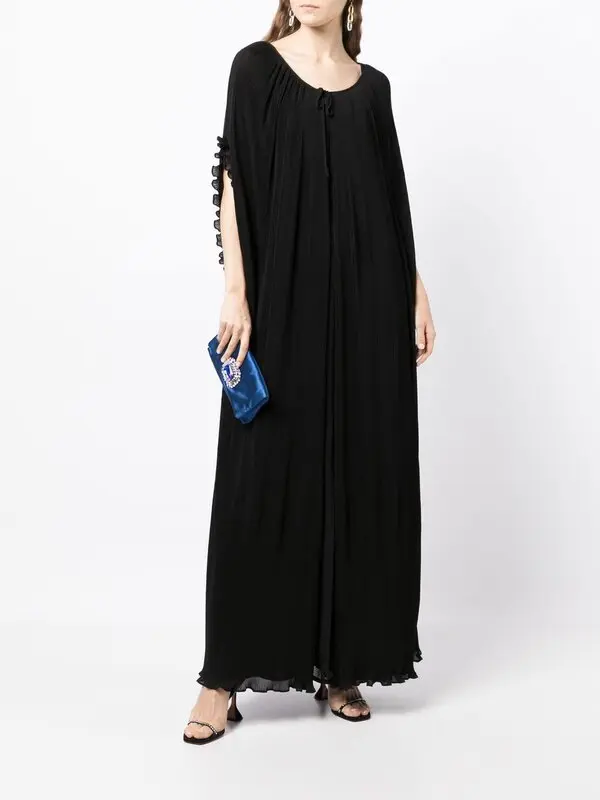BARUNI Sleeveless Dress And Cape Set - Black