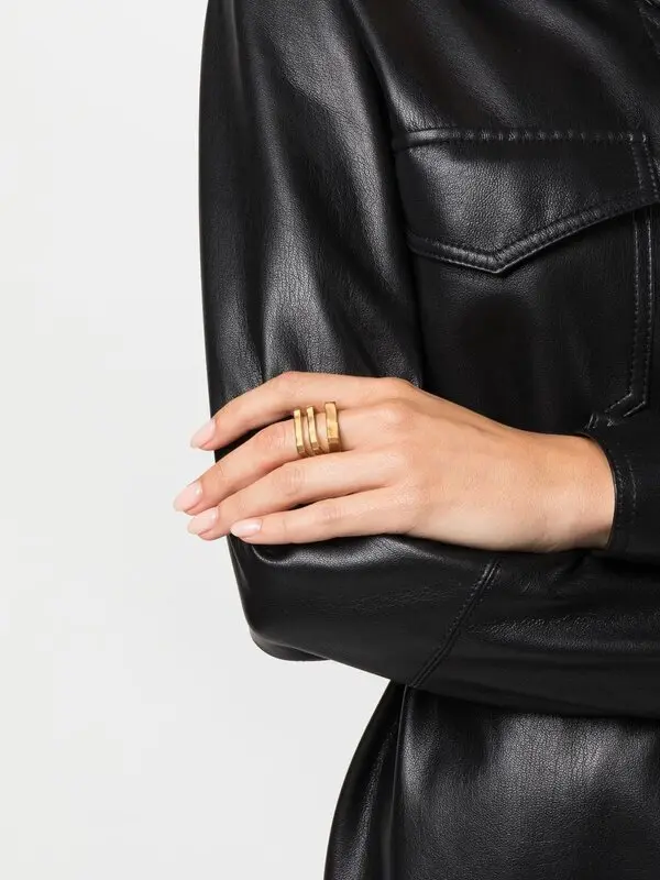 Zadig&Voltaire Brass Stacking Rings