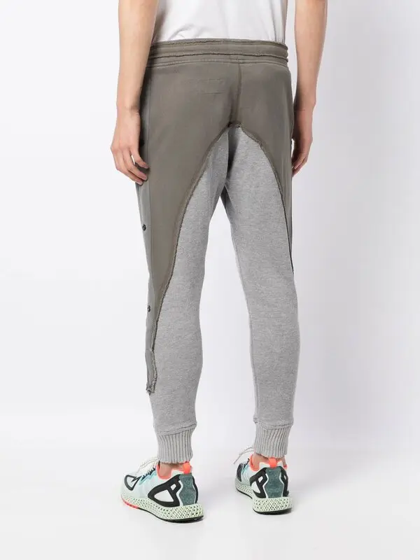 GREG LAUREN Patchwork Drawstring Trousers