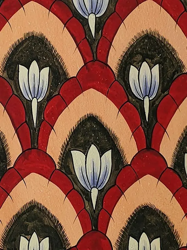 LES-OTTOMANS Hand-painted Iron Tray