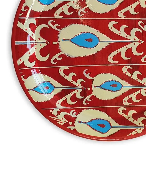 LES-OTTOMANS Abstract-print Iron Tray