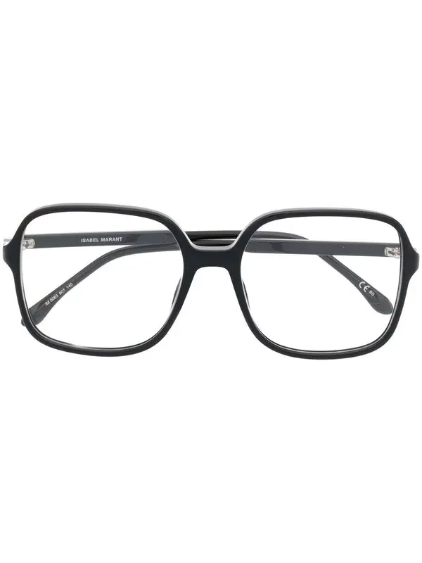 Isabel Marant Logo-print Glasses - Black