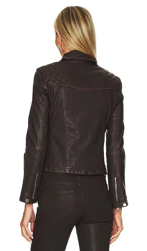 ALLSAINTS Cargo Biker Jacket In Burgundy