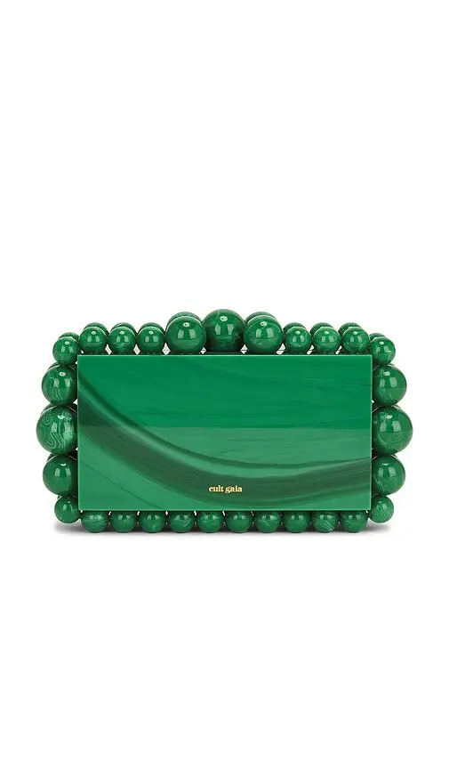 Cult Gaia Eos Clutch - Deep Basil