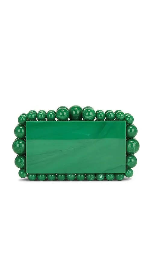 Cult Gaia Eos Clutch - Deep Basil