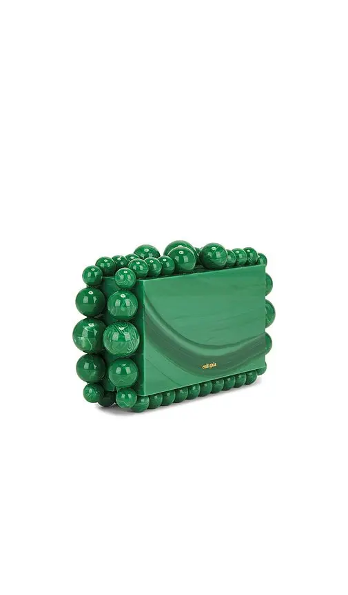 Cult Gaia Eos Clutch - Deep Basil