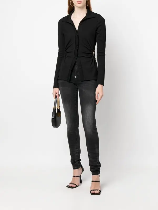 Philipp Plein High-waisted Skinny-cut Jeans - Black
