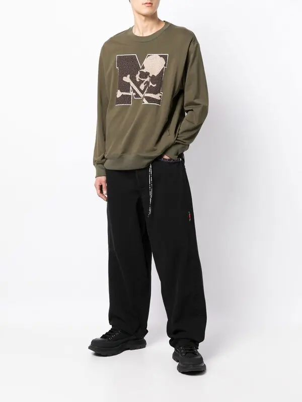 MASTERMIND WORLD Skull-print Crew-neck Sweatshirt