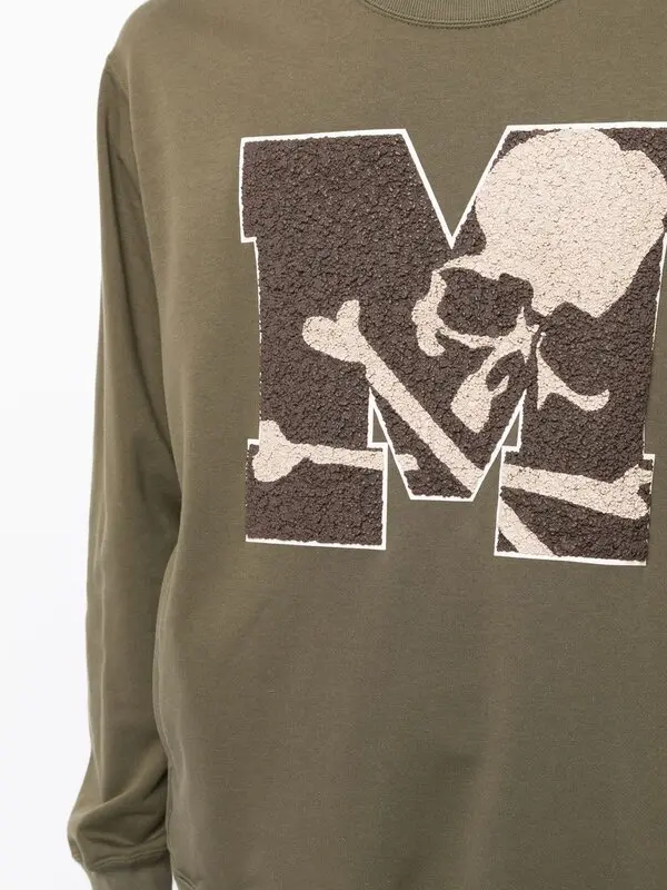 MASTERMIND WORLD Skull-print Crew-neck Sweatshirt