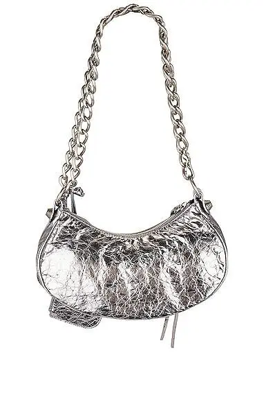 Balenciaga Xs Le Cagole Hobo Bag In Metallic