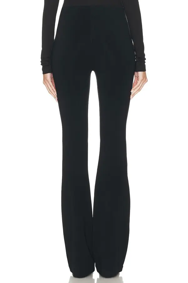 Sprwmn Micro Flare Trousers - Black