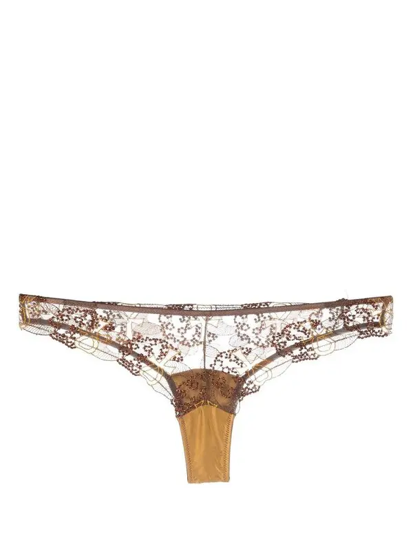 IHUOMA Divine Feminine Embroidery Briefs