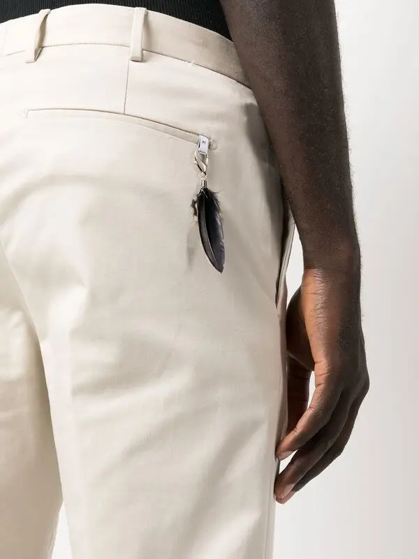 PT TORINO Tailored Cotton Trousers - Neutrals