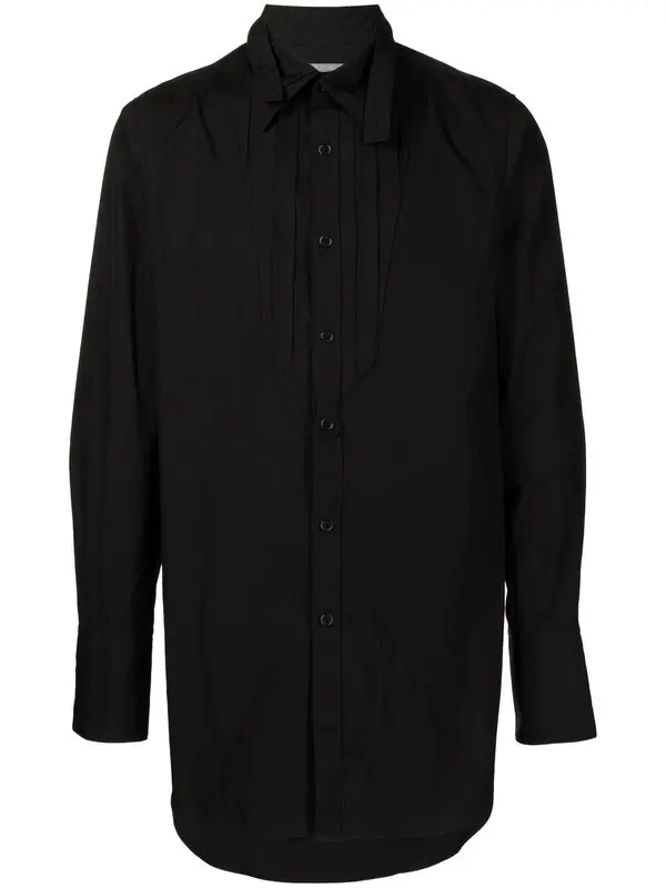 Yohji Yamamoto Bowtie-collar Oversized Shirt