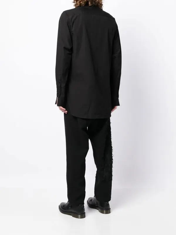Yohji Yamamoto Bowtie-collar Oversized Shirt