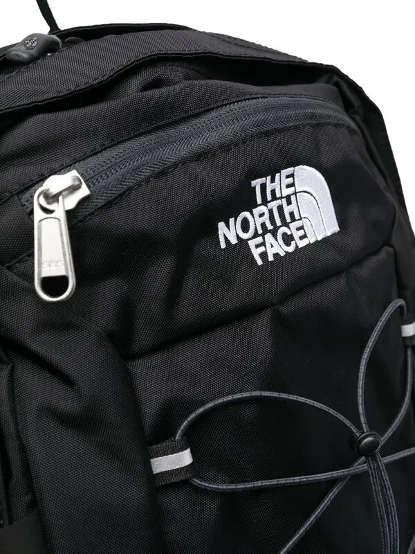 The North Face Logo Zipped Backpack - Black